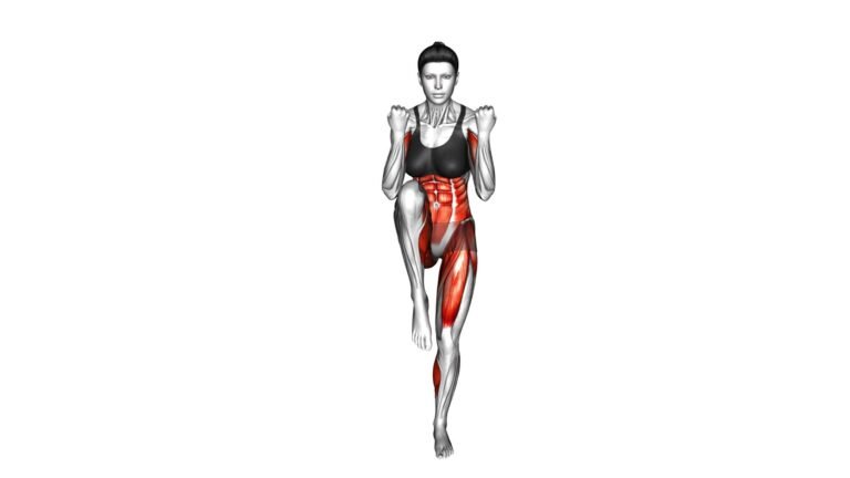 Arms Curl Knee Drive: Effective Exercise Guide & Tips (Female) - Video