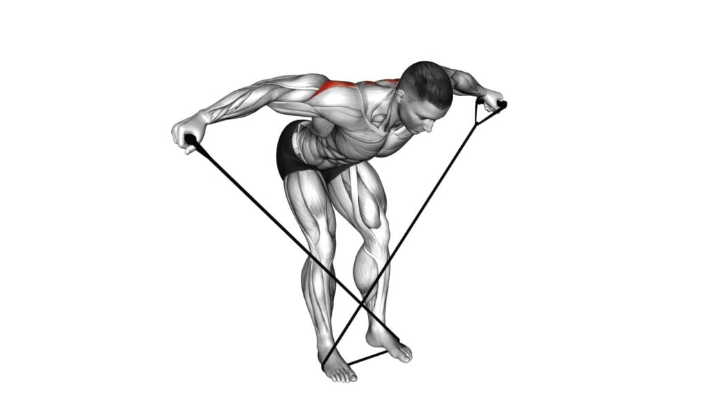 Build Strong Shoulders: Band Bent Over Rear Lateral Raise (Male ...