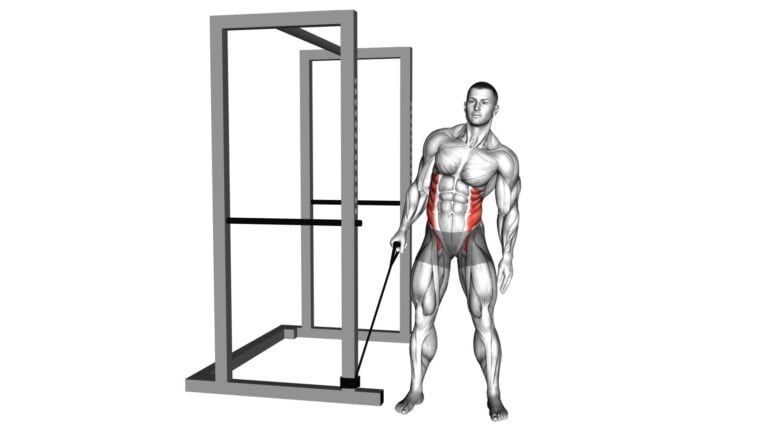 Band Side Bend (Male) - Exercise Guide & Tips