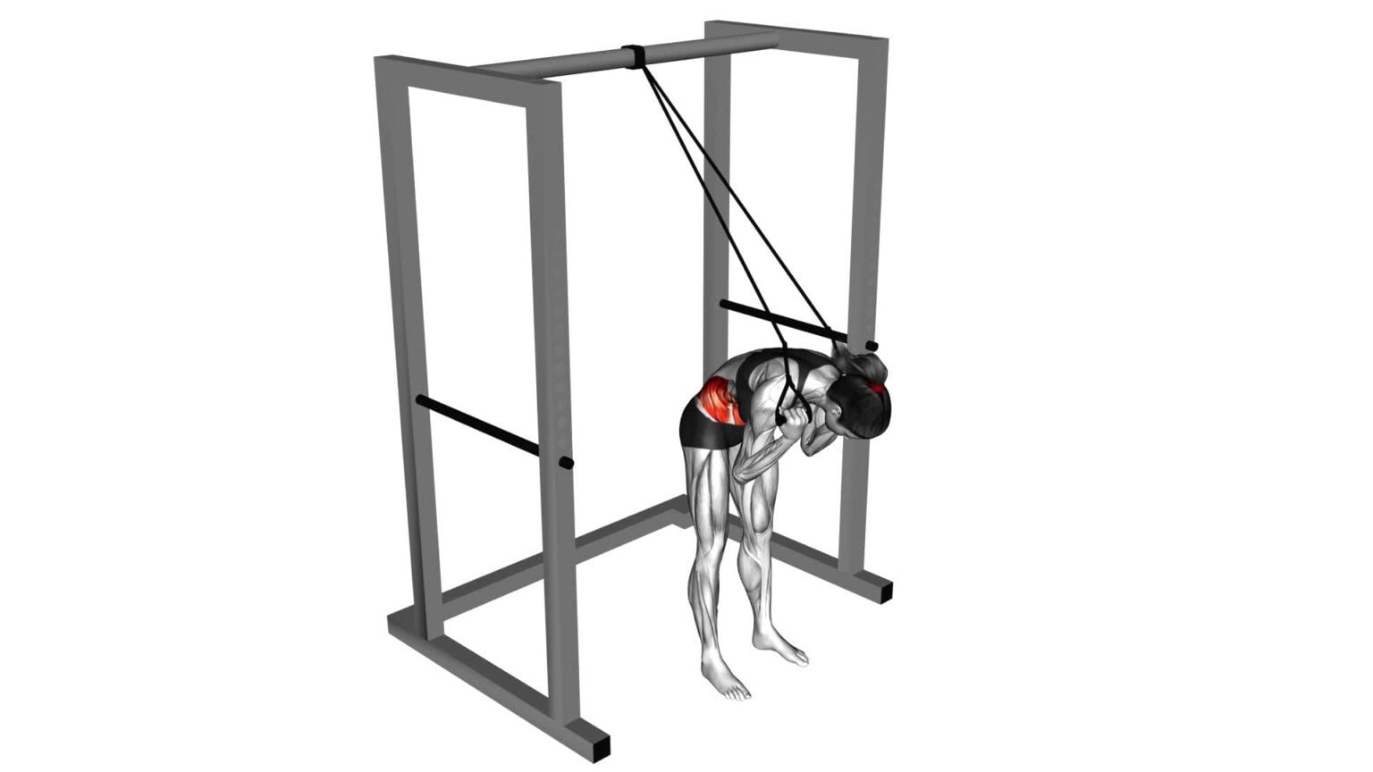 Female Band Standing Crunch: Video Guide & Tips For Effective Exercise