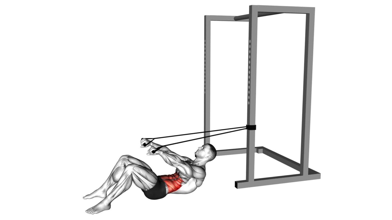 Band Kneeling Crunch: Ultimate Guide & Tips (Male) - Video Demo
