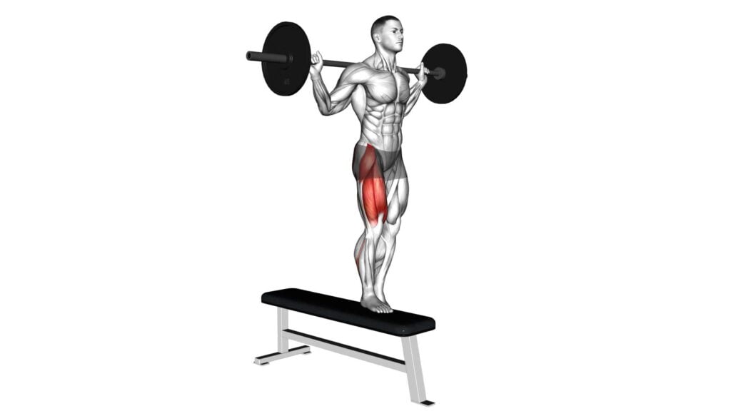 Barbell Bench Lateral Step-up (Male) - Exercise Guide & Tips
