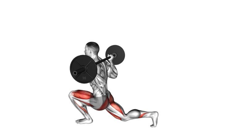 Barbell Low Split Squat (Male) - Exercise Guide & Tips