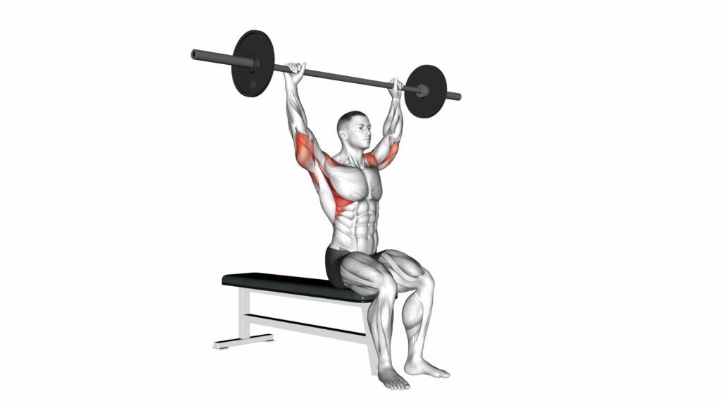 Barbell Seated Behind Head Military Press: Video Guide & Tips