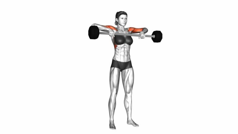 Barbell Shoulder Grip Upright Row (female): Video Guide & Tips