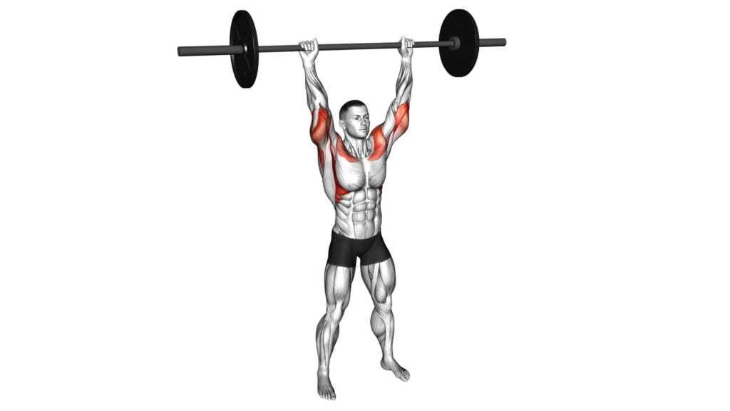 Dumbbell Standing Behind Back Shoulders Press: Video Guide & Tips