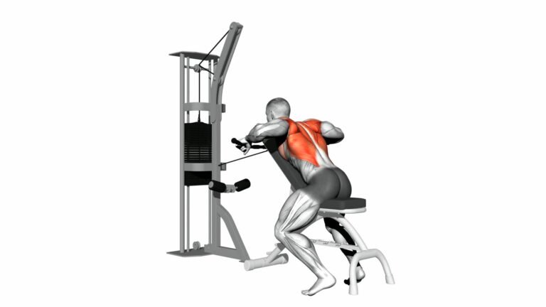 Cable Seated Wide-grip Row (female) - Exercise Guide & Tips