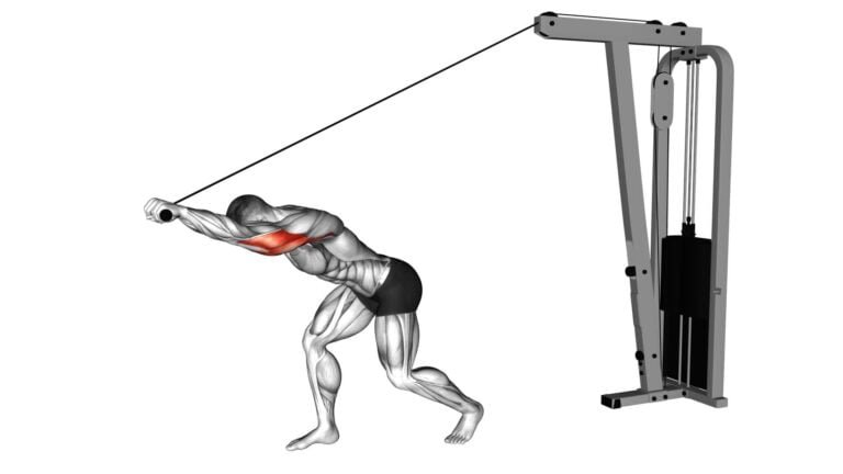 Maximize Tricep Strength: Cable Overhead Tricep Extension Straight Bar ...