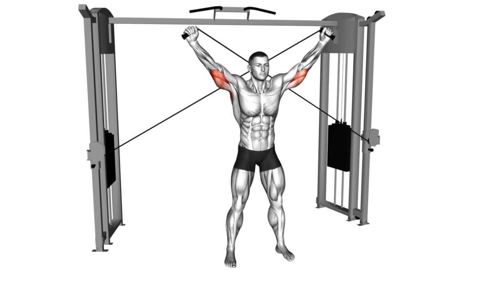 Cable Standing High Cross Triceps Extension - Video Exercise Guide ...
