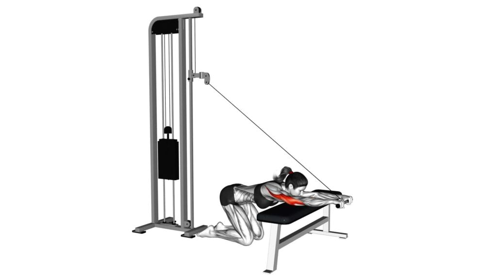 Cable Kneeling Triceps Extension (female) - Exercise Guide & Tips