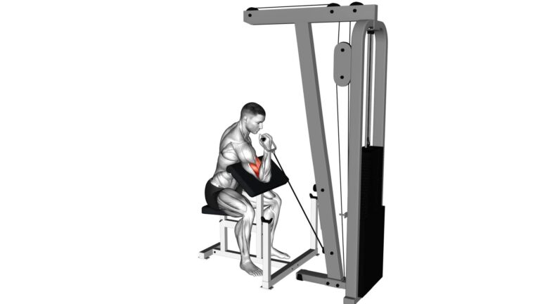 Cable One Arm Preacher Curl: Video Guide & Tips