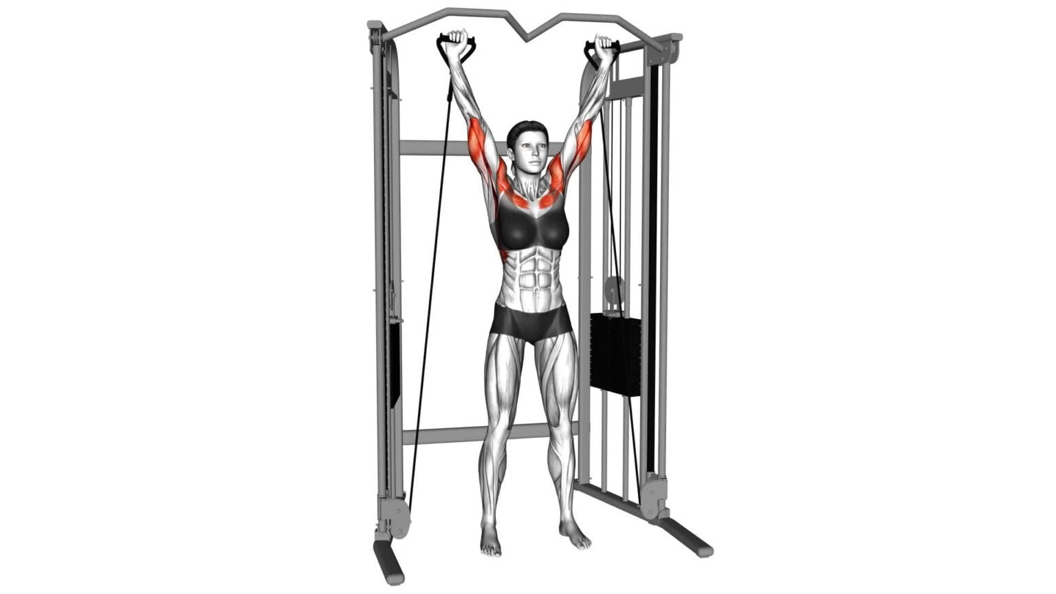 Cable Shoulder Press For Women - Video Guide & Tips
