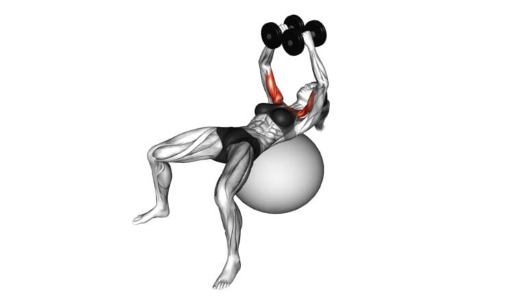 Dumbbell Fly On Exercise Ball (female) - Video Guide & Tips