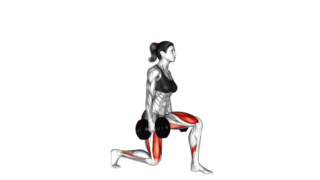 Dumbbell Lunge For Women - Video Guide & Tips
