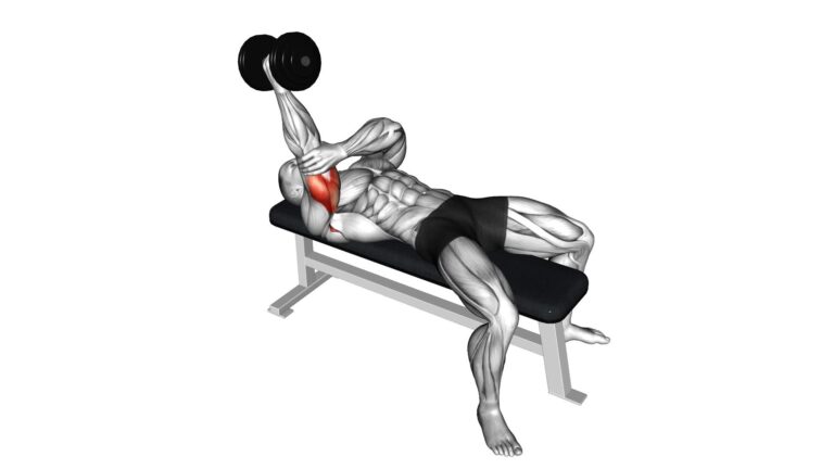 Dumbbell Lying Triceps Extension: Supinated One Arm - Video Guide & Tips