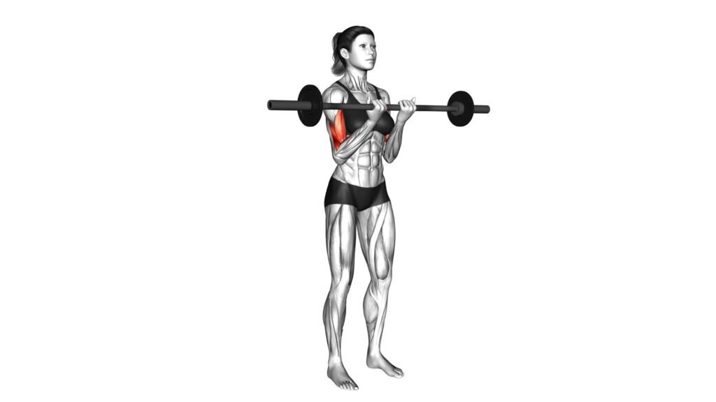 Ez Barbell Close Grip Curl (female) - Video Guide & Tips