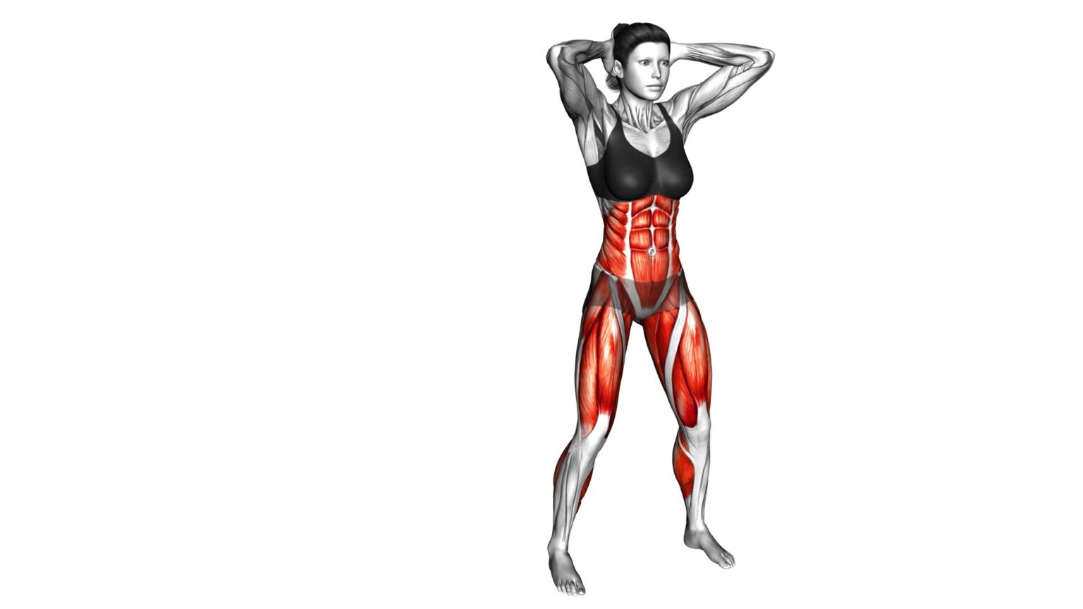 Forward Wide Walk: Female Video Exercise Guide & Tips