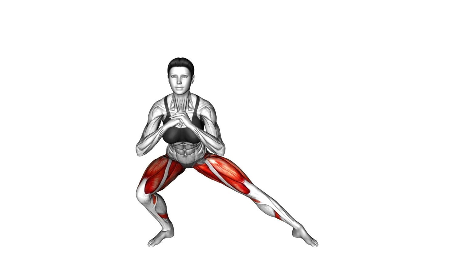 Half Squat Side Lunge (female) - Exercise Guide & Tips