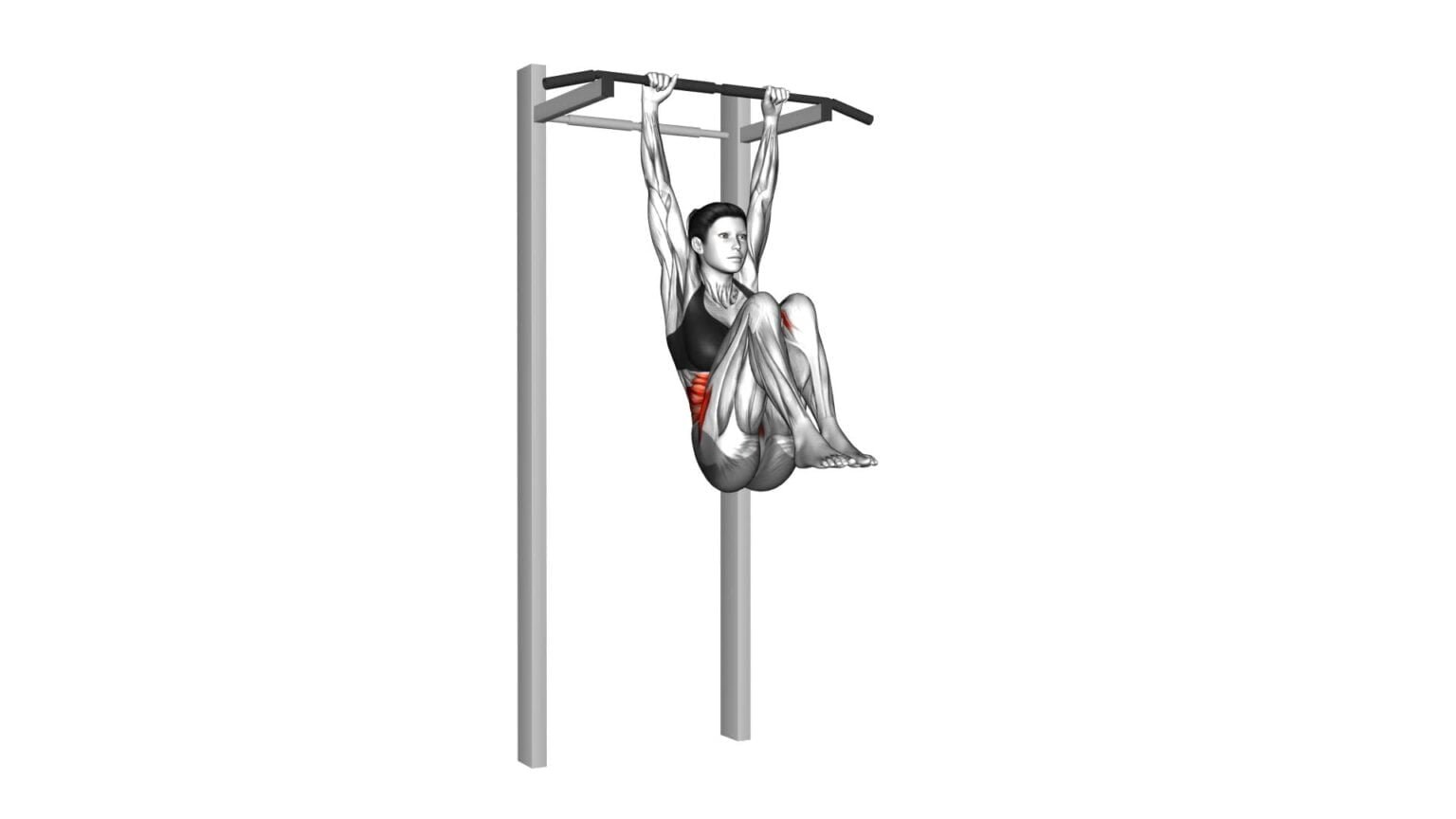 Ultimate Guide: Weighted Hanging Leg Hip Raise (Female) - Video & Tips
