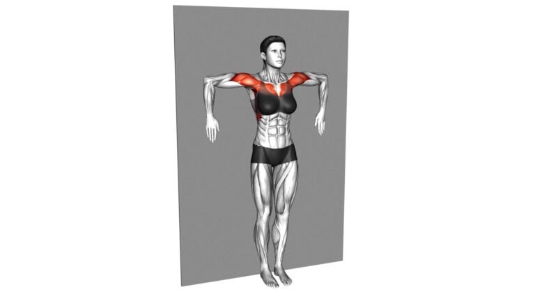 Bodyweight Lying Shoulder External Rotation (Female) - Exercise Guide ...