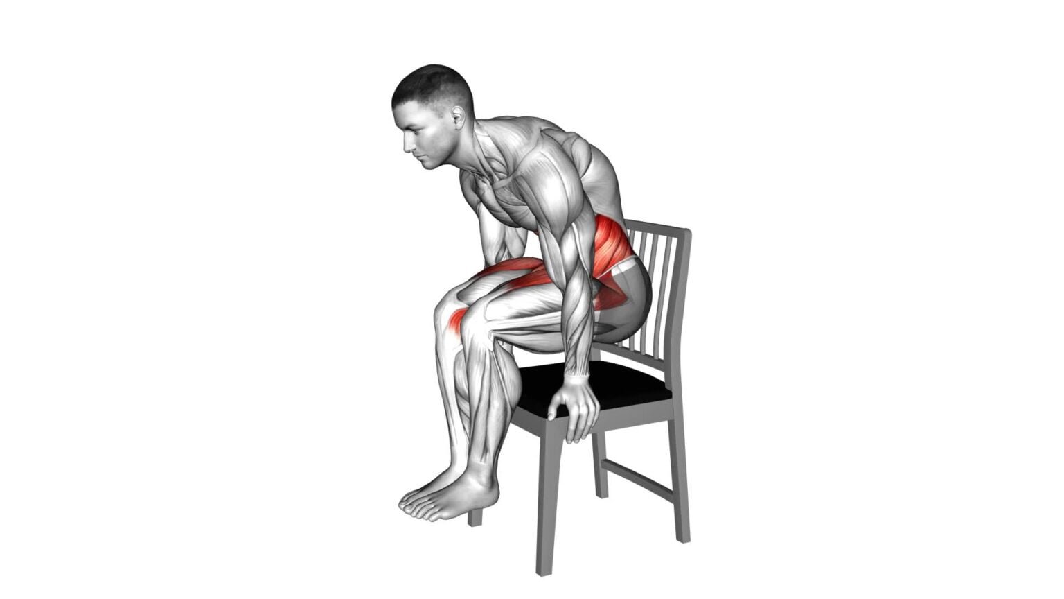 Sit-Up With Chair Assisted - Exercise Guide & Tips