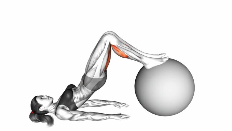 Leg Curl On Stability Ball - Exercise Guide & Tips