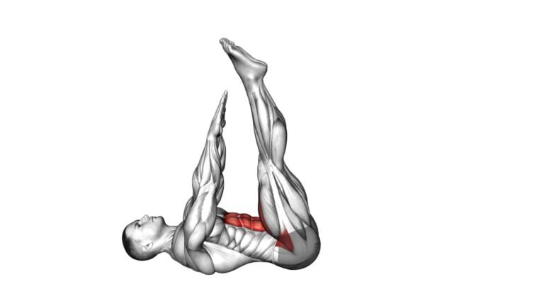 Reverse Crunch Leg Drop - Video Exercise Guide & Tips