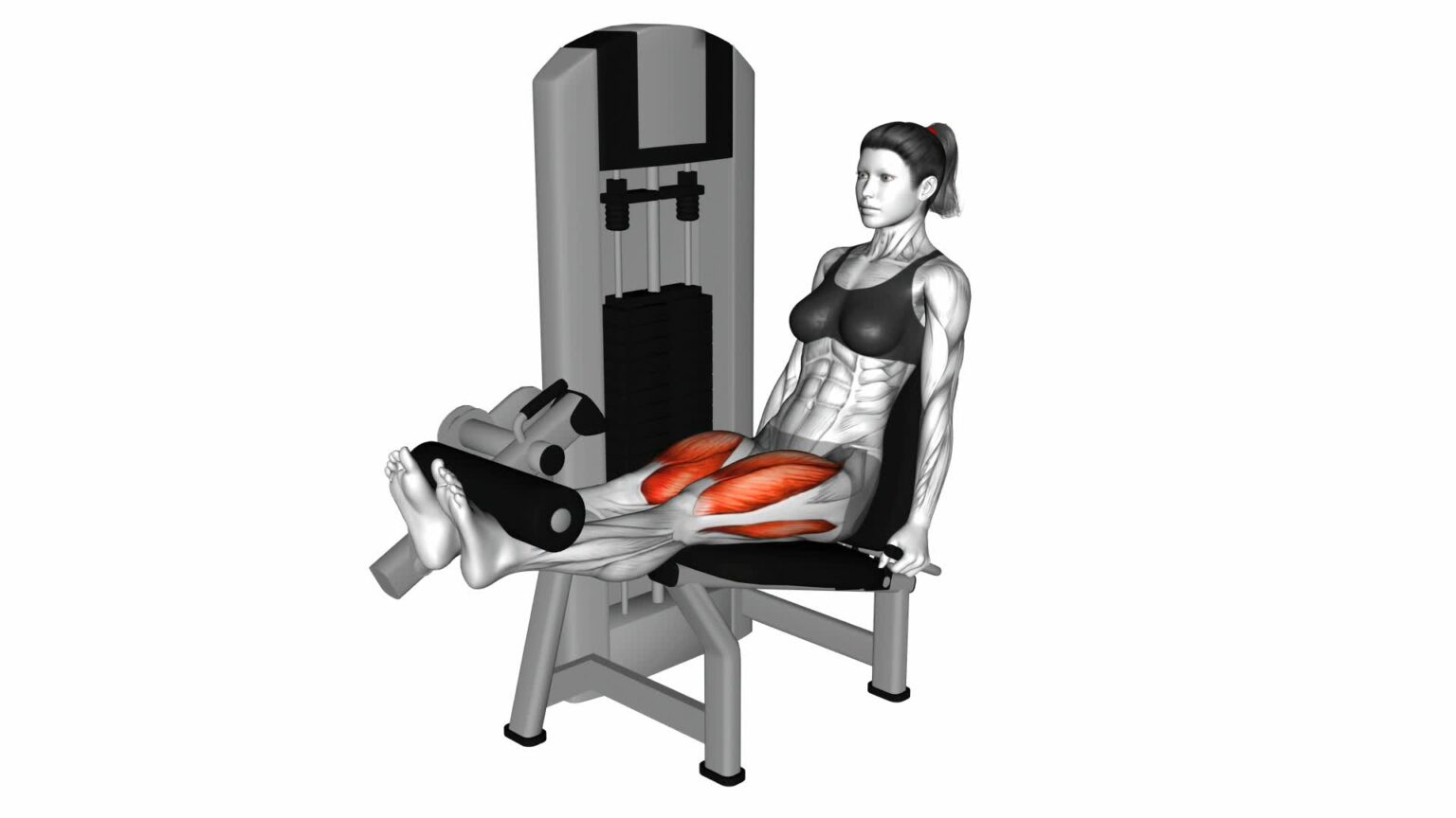 Female Lever One Leg Extension: Video Guide & Tips For Effective Workout