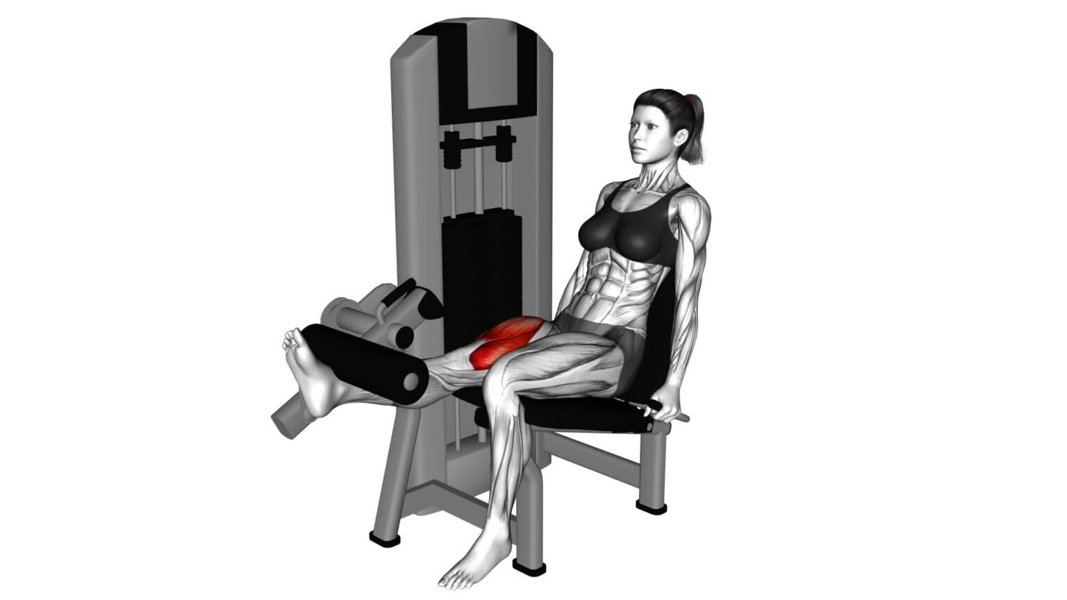 Female Lever One Leg Extension: Video Guide & Tips For Effective Workout