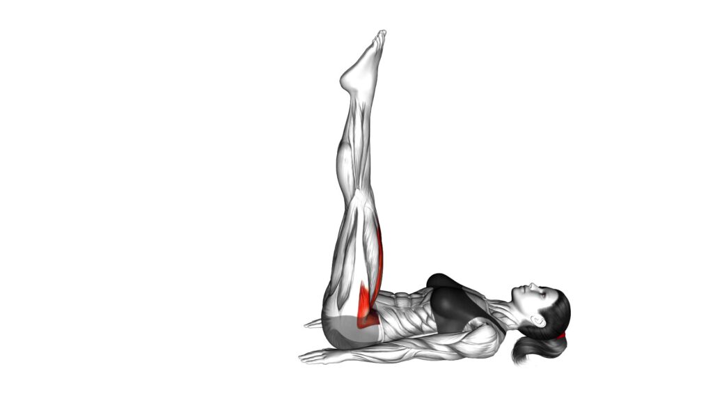 Lying Hip Straight Leg Raise (female) - Exercise Guide & Tips
