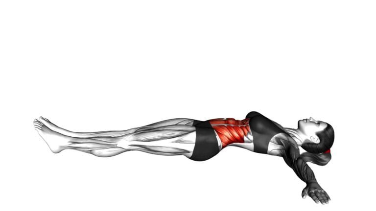 Lying Lower Back Stretch (female) - Video Exercise Guide & Tips ...