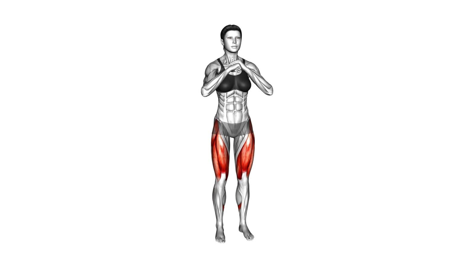Master The Narrow To Normal Squat (Female) - Video Guide & Tips