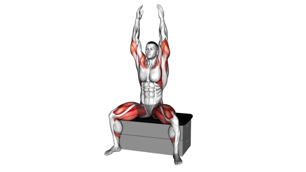 Padded Stool Exercises: Sitting Shoulder Press & Hip Abduction - Video ...