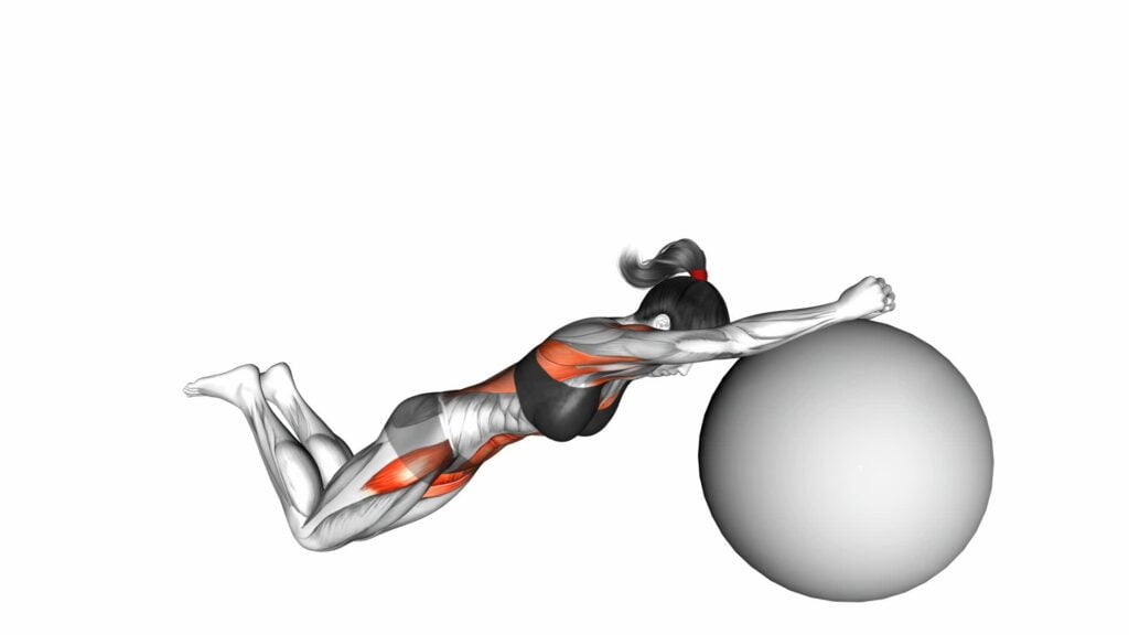 Stability Ball Rollout On Knees: Female Video Guide & Tips