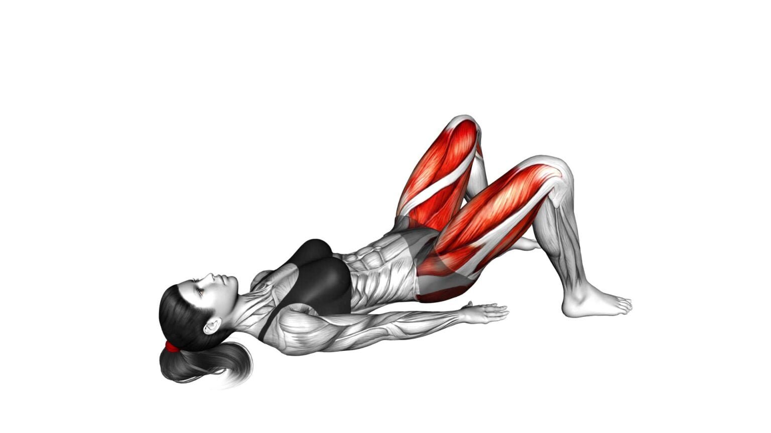 Ultimate Glute Workout: Wide Glute Pulse Bridge (Female) - Video Guide ...