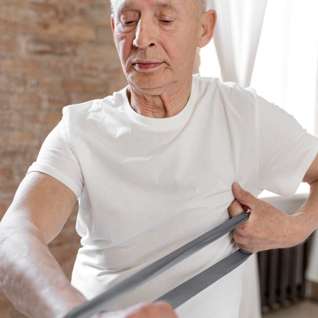 10 Resistance Bands Exercises For Seniors: Improve Strength And ...